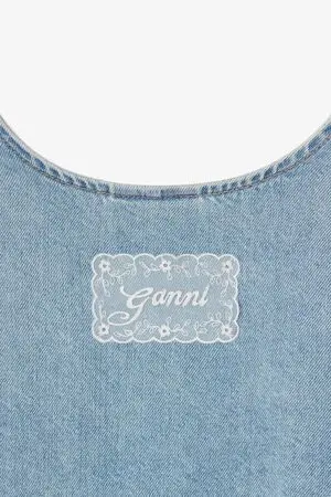 GANNI Dress In Lightweight Denim