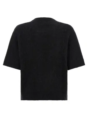 GANNI Strawberry Intarsia Knit Jumper - Black
