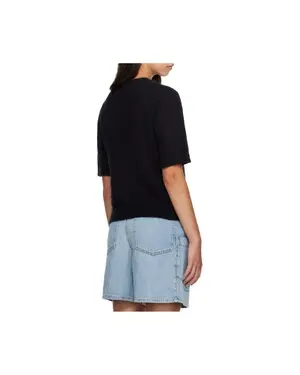 GANNI Strawberry Intarsia Knit Jumper - Black
