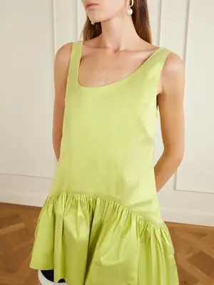 Simone Rocha Taffeta Peplum Top