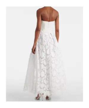 Elie Saab Embroidered Tulle Gown