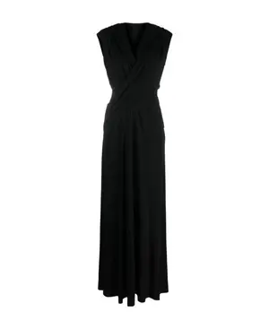 Alberta Ferretti Sleeveless Maxi Dress - Black