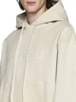 Nanushka Logo Embroidered Drawstring Hoodie