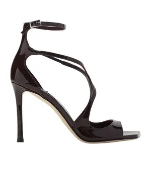 JIMMY CHOO Azia Ankle-strapped Sandals - Black