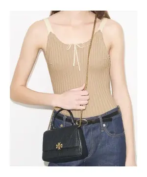 Tory Burch Quilted Chain Tote Bag