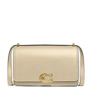 COACH Bandit Logo Plaque Shoulder Bag