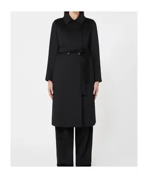 Max Mara Collared Belted Coat