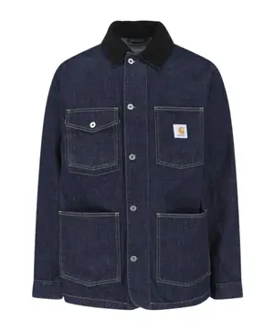 Carhartt Work In Progress Warren Denim Chore Coat - Black