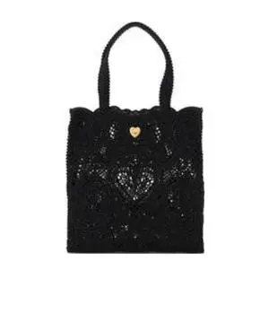 Dolce & Gabbana Medium Beatrice Cordonetto Lace Shopper