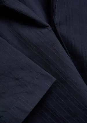 Sunspel Striped Embroidered Cotton Shirt