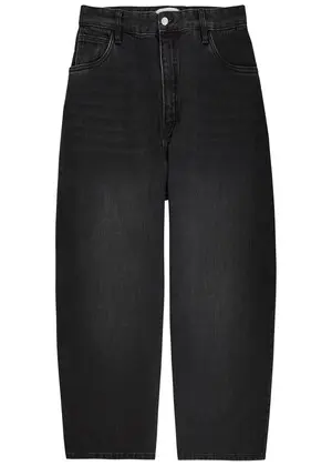 Studio Nicholson Paolo Wide Balloon-leg Jeans - Black