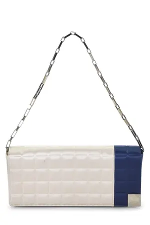 Chanel Satin Chocolate Bar Shoulder Bag