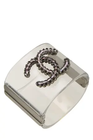 Chanel Lucite 'cc' Bangle