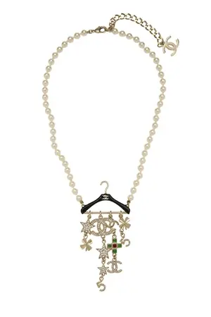 Chanel Multicolor Crystal Hanger Necklace