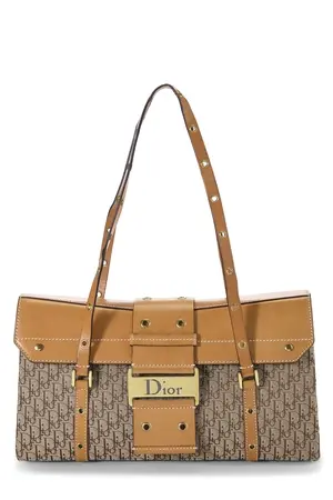 Dior Trotter Canvas Street Chic Shoulder Bag