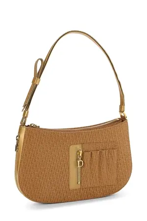 Dior Suede Satchel Shoulder Bag