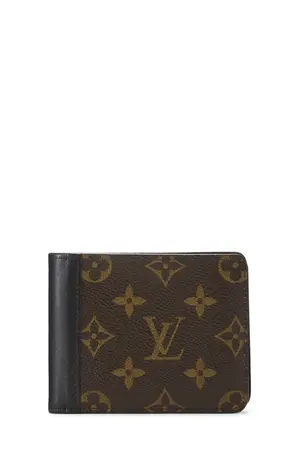 LOUIS VUITTON Monogram Canvas Macassar Multiple Wallet - Brown