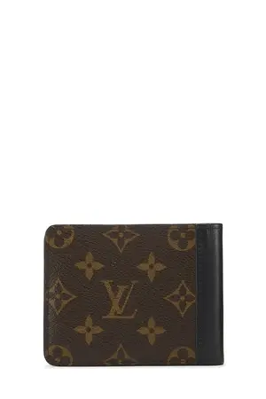LOUIS VUITTON Monogram Canvas Macassar Multiple Wallet