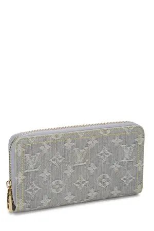 LOUIS VUITTON Monogram Denim Zippy Continental