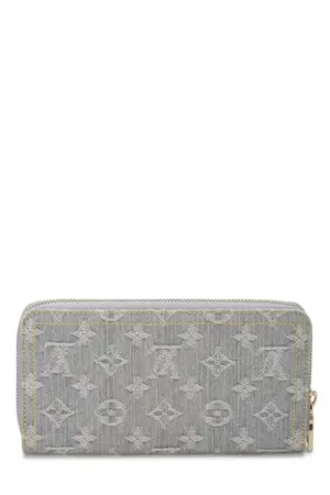 LOUIS VUITTON Monogram Denim Zippy Continental