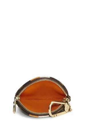 LOUIS VUITTON Monogram Canvas Groom Porte Monnaie Round