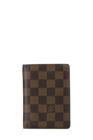 LOUIS VUITTON Damier Ebene James Wallet - Brown