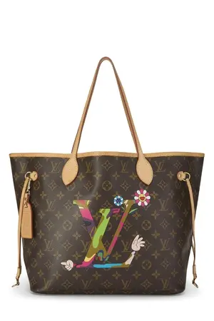 LOUIS VUITTON Takashi Murakami X Hands Neverfull - Brown