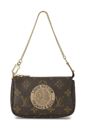 LOUIS VUITTON Monogram Trunks And Bags Pochette - Brown