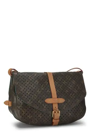 LOUIS VUITTON Perforated Monogram Saumur 30