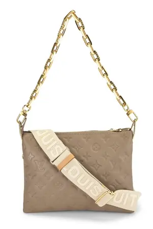 LOUIS VUITTON Coussin Monogram Embossed Leather Shoulder Bag