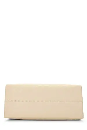LOUIS VUITTON Monogram Empreinte Giant On The Go Tote Bag - Cream