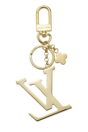 LOUIS VUITTON Gold & Leather Capucines Bag Charm