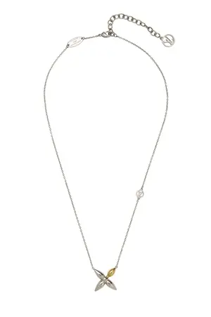 LOUIS VUITTON Louisette Necklace - Silver