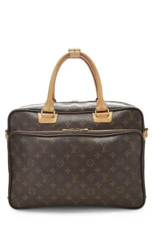 LOUIS VUITTON Monogram Icare Briefcase - Brown
