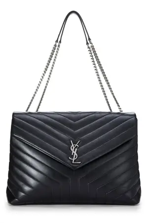 Saint Laurent Calfskin Monogram Loulou