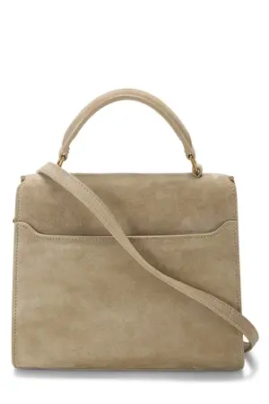 Saint Laurent Suede Cassandra Top Handle
