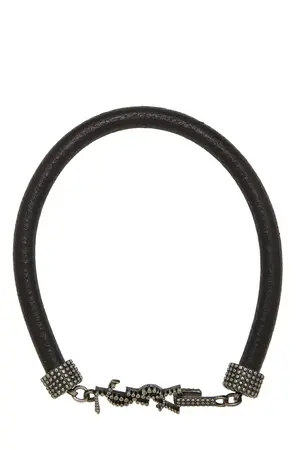 Saint Laurent Leather Opyum Bracelet