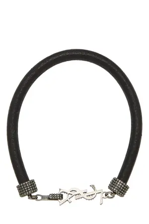 Saint Laurent Leather Opyum Bracelet