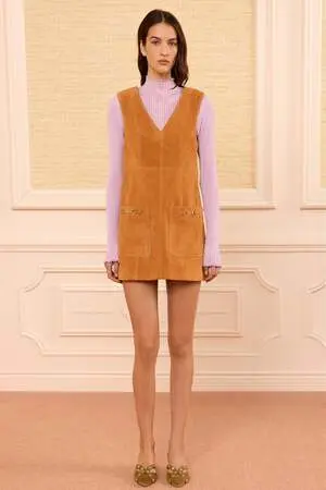 Ulla Johnson Sloane Suede Mini Dress