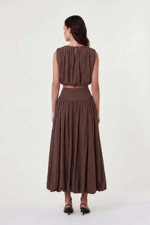 NICHOLAS Nadira Top - Chocolate