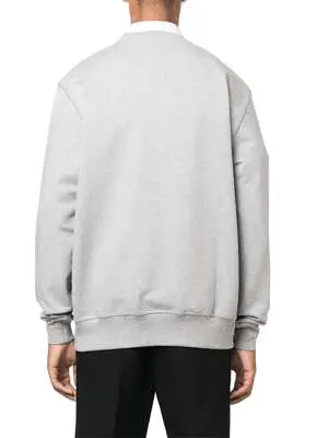 Alexander McQueen Graffiti Logo Sweatshirt - Grey