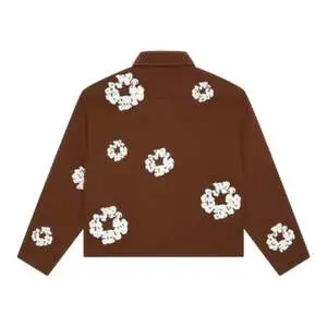 DENIM TEARS Cotton Wreath Canvas Work Jacket