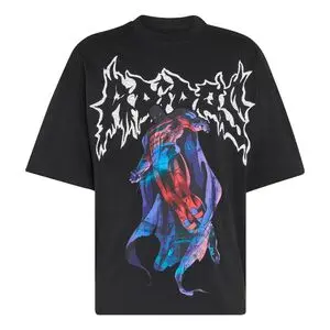 Adidas X Marvel T-shirt Asia Sizing 'magneto - Black