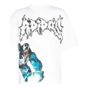 Adidas X Marvel Graphic T-shirt Asia Sizing 'venom - White