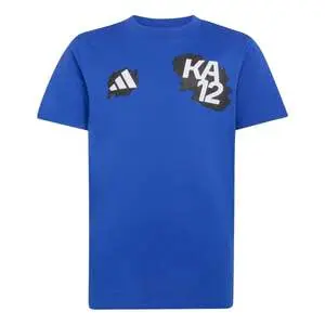 Adidas X Mercedes Amg Petronas Formula 1 Team Name&number T-shirt Asia Sizing 'kimi Antonelli - Bold Blue