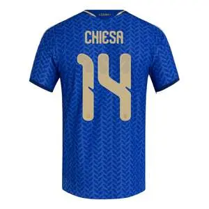 Adidas Italy 2026 Authentic Chiesa Jersey - Bold Blue