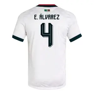 Adidas Mexico 26 Authentic Julian Alvarez Jersey - White