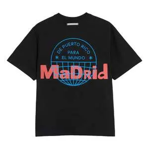 Adidas X Bad Bunny Dtmf Tour Merch Madrid T-shirt - Black