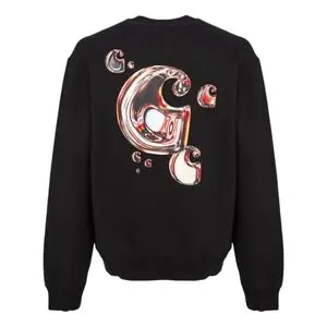 Carhartt Work In Progress Solar Chrome Fleece Sweatshirt - Black