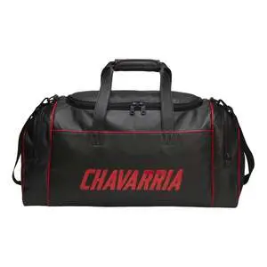 Adidas Chavarria Premium Leather Gym Bag - Black